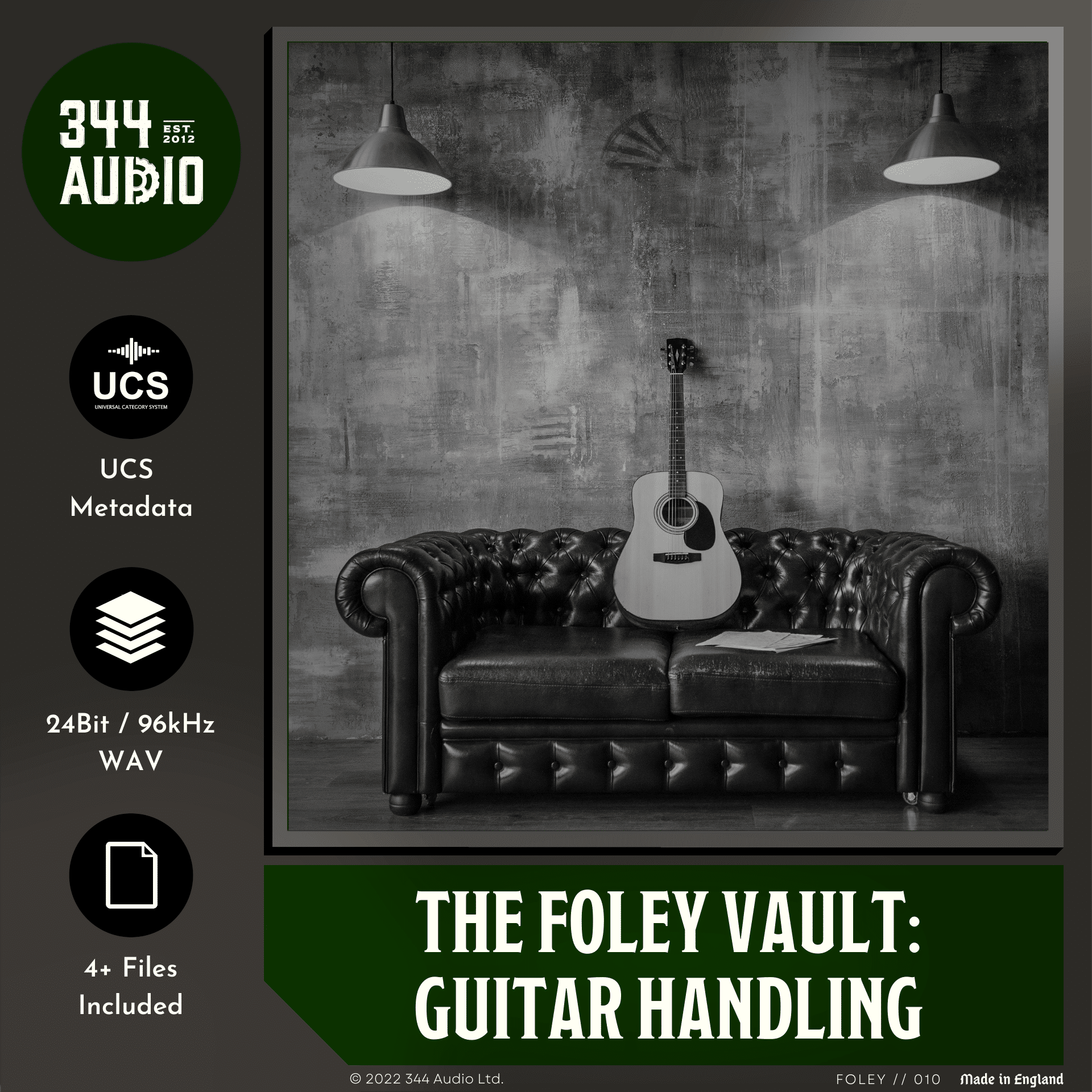 Guitar Handling Sound Effects - The Foley Vault: Guitar Handling | SONNISS